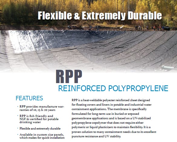 Technical Liners Specifications - Steel Core Tank